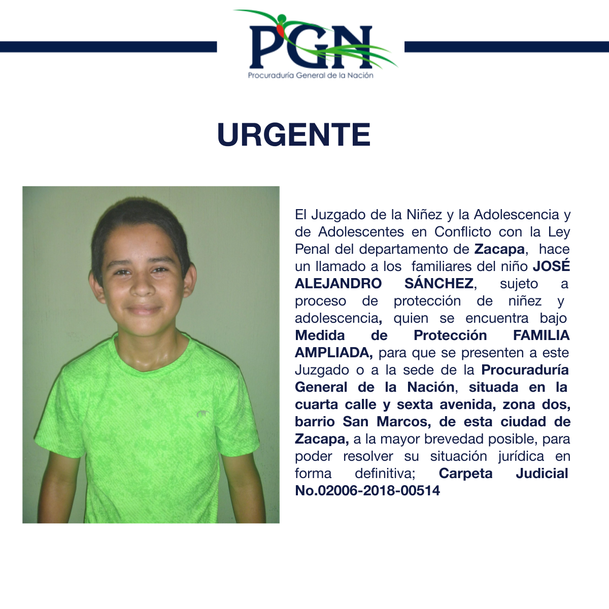 JOSÉ ALEJANDRO SÁNCHEZ - Procuraduría General de la Nación PGN