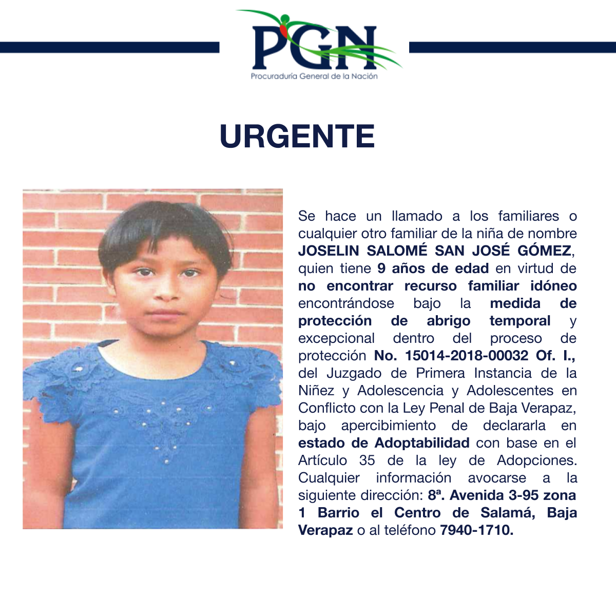 JOSELIN SALOMÉ SAN JOSÉ GÓMEZ - Procuraduría General de la Nación PGN