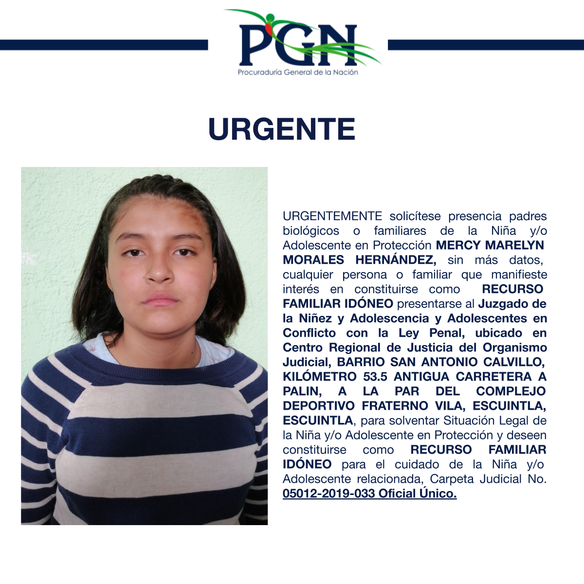 MERCY MARELYN MORALES HERNÁNDEZ - Procuraduría General de la Nación PGN