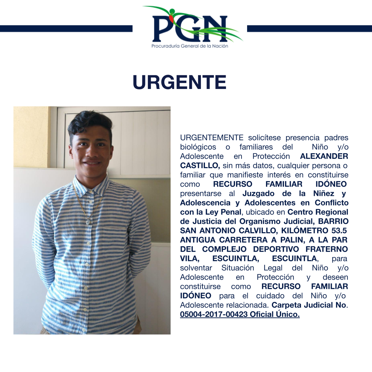 ALEXANDER CASTILLO - Procuraduría General de la Nación PGN