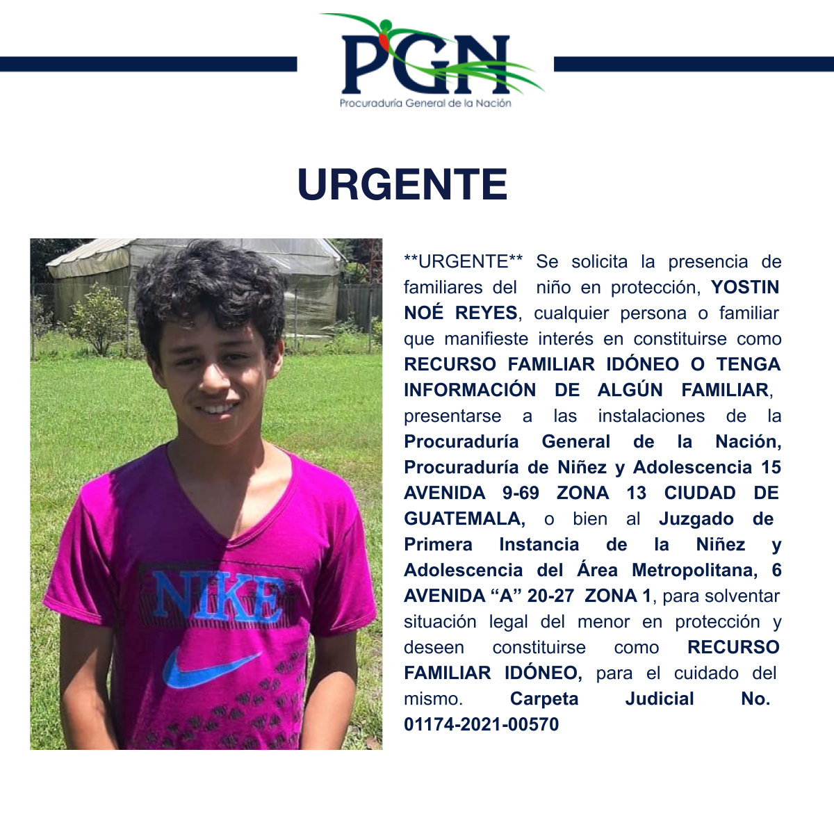 YOSTIN NOÉ REYES - Procuraduría General de la Nación PGN