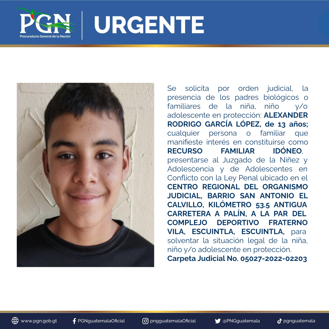 ALEXANDER RODRIGO GARCÍA LÓPEZ - Procuraduría General de la Nación PGN