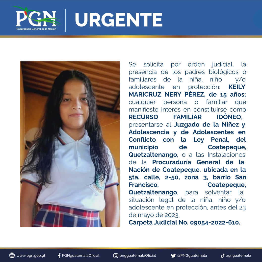 KEILY MARICRUZ NERY PÉREZ - Procuraduría General de la Nación PGN