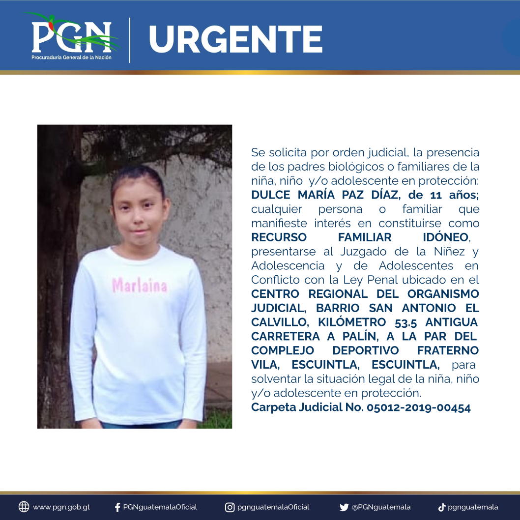 DULCE MARÍA PAZ DÍAZ - Procuraduría General de la Nación PGN