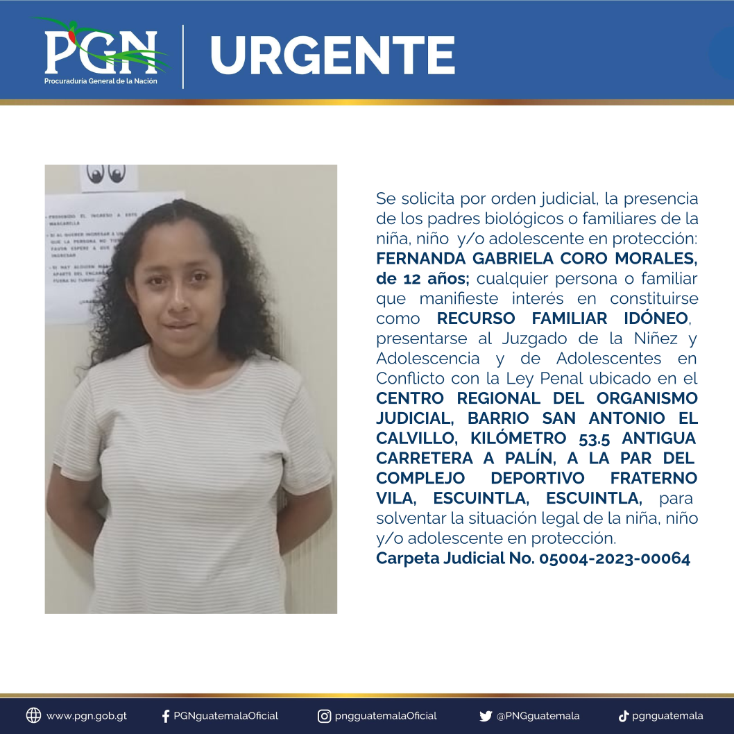 FERNANDA GABRIELA CORO MORALES - Procuraduría General de la Nación PGN