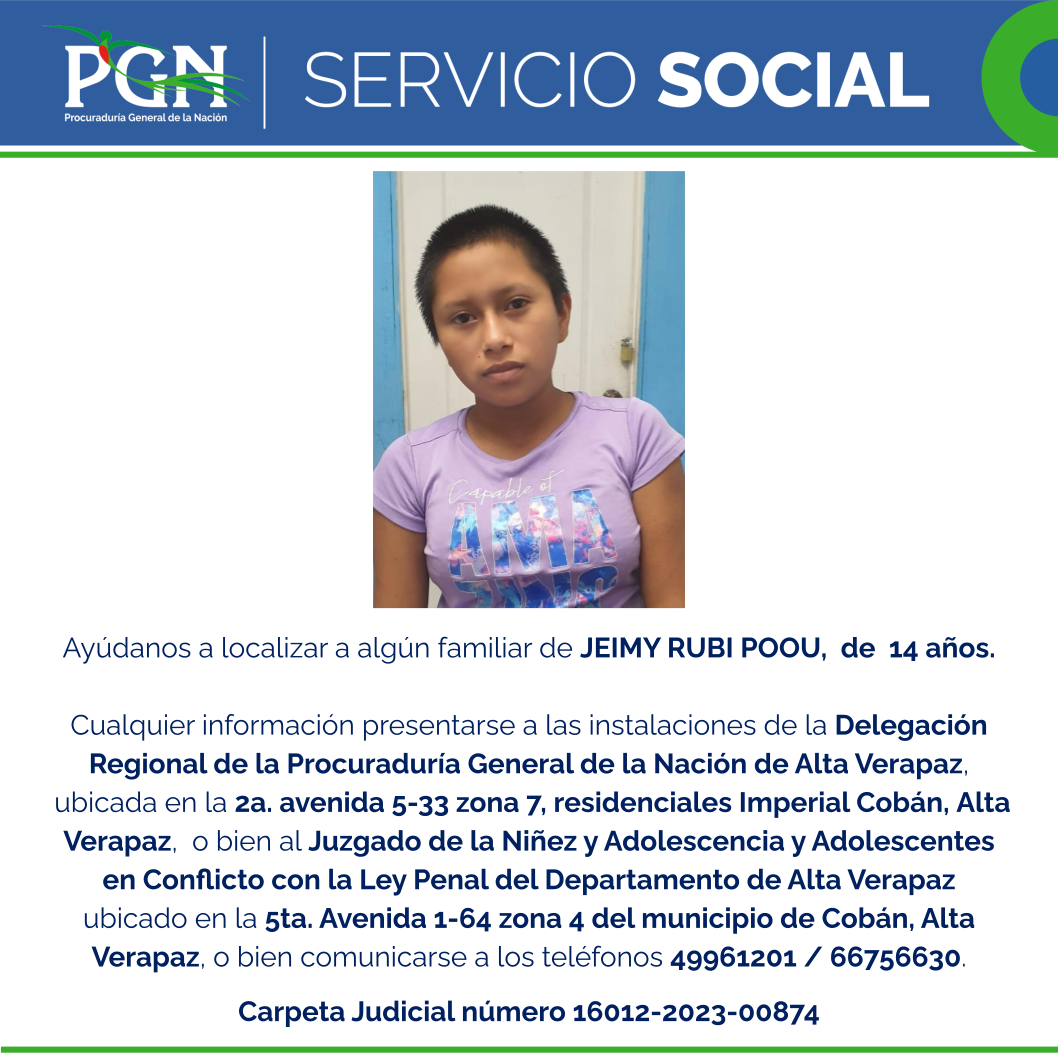 JEIMY RUBI POOU - Procuraduría General de la Nación PGN