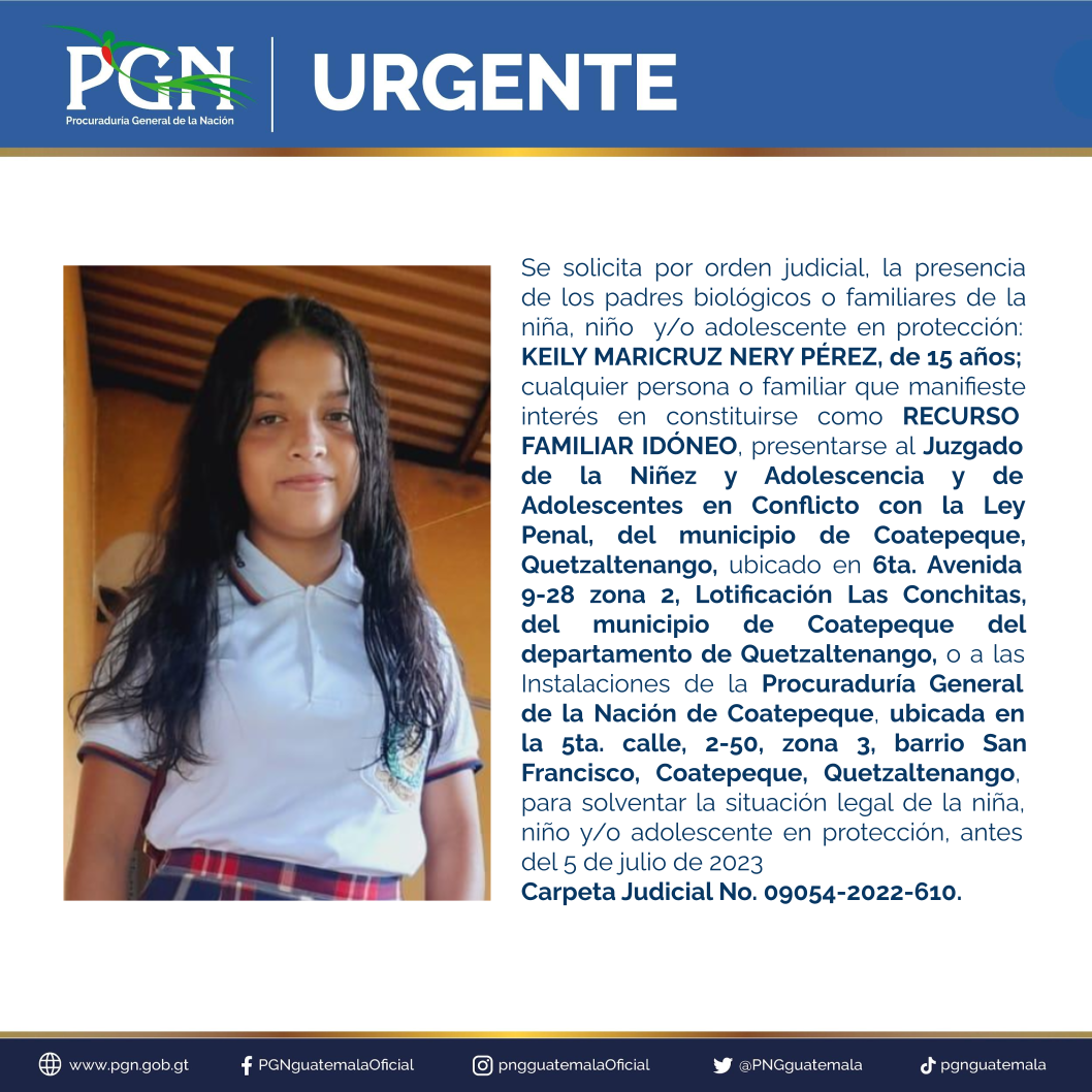 KEILY MARICRUZ NERY PÉREZ - Procuraduría General de la Nación PGN