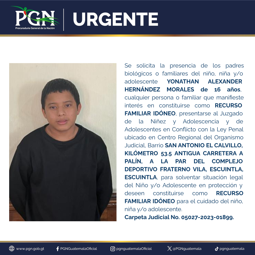 YONATHAN ALEXANDER HERNÁNDEZ MORALES - Procuraduría General de la Nación PGN