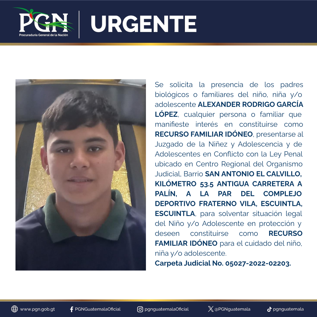 ALEXANDER RODRIGO GARCÍA LÓPEZ - Procuraduría General de la Nación PGN