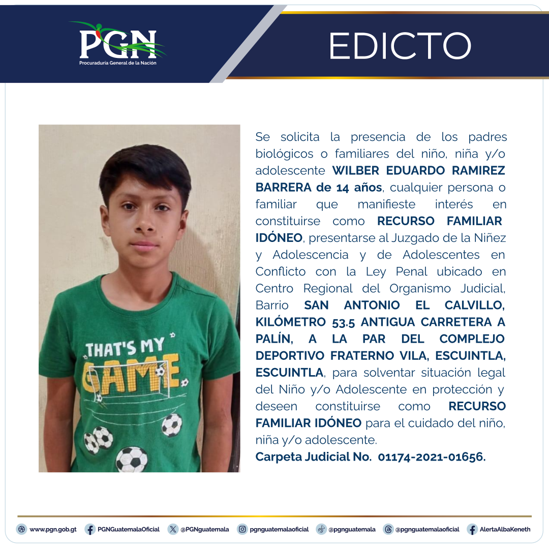 WILBER EDUARDO RAMIREZ BARRERA - Procuraduría General de la Nación PGN