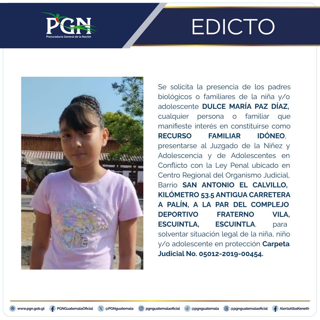 DULCE MARÍA PAZ DÍAZ - Procuraduría General de la Nación PGN