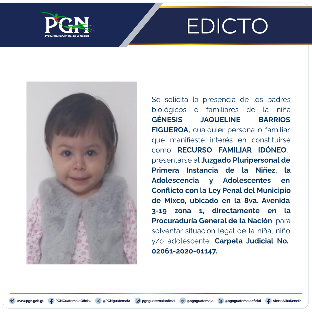 GÉNESIS JAQUELINE BARRIOS FIGUEROA - Procuraduría General de la Nación PGN