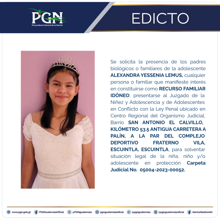 ALEXANDRA YESSENIA LEMUS - Procuraduría General de la Nación PGN