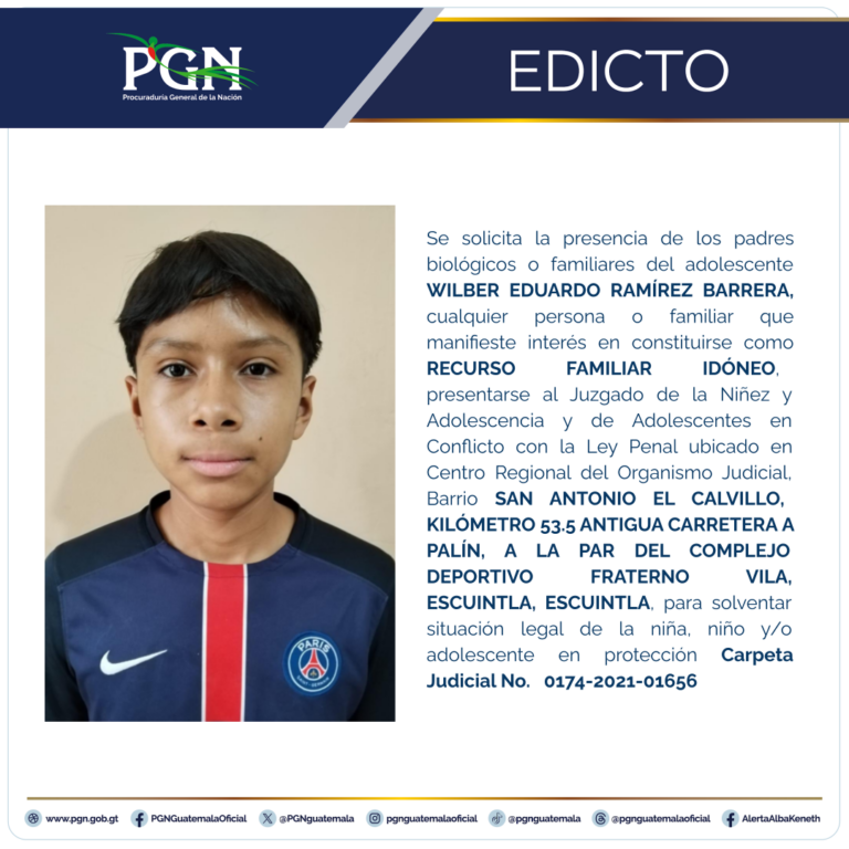 WILBER EDUARDO RAMÍREZ BARRERA - Procuraduría General de la Nación PGN