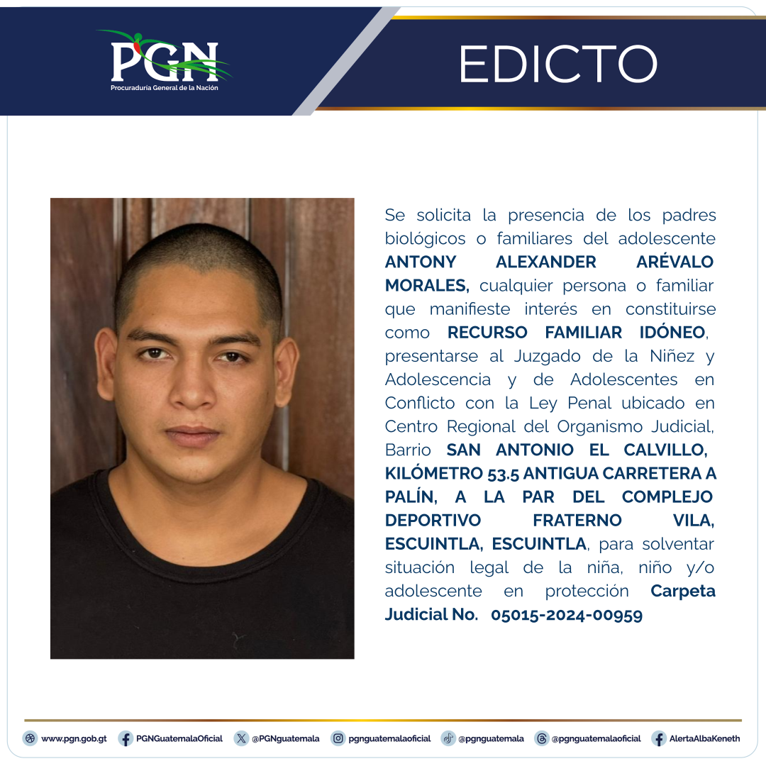 ANTONY ALEXANDER ARÉVALO MORALES - Procuraduría General de la Nación PGN