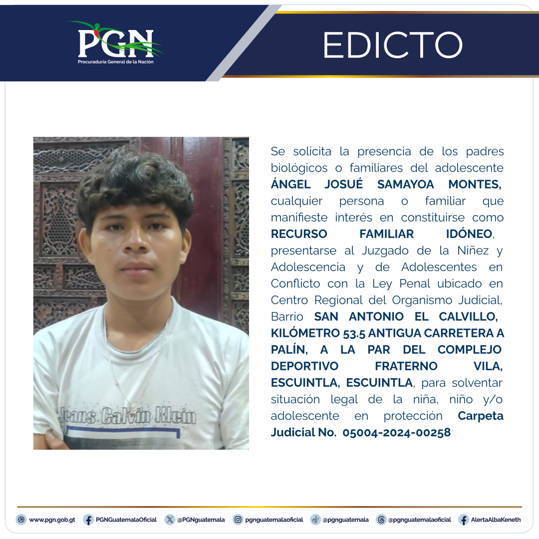 ÁNGEL JOSUÉ SAMAYOA MONTES - Procuraduría General de la Nación PGN