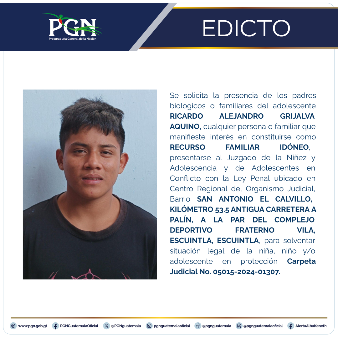 RICARDO ALEJANDRO GRIJALVA AQUINO - Procuraduría General de la Nación PGN