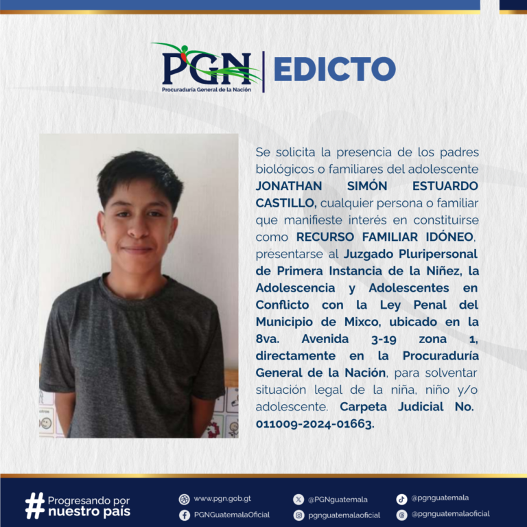 JONATHAN SIMÓN ESTUARDO CASTILLO - Procuraduría General de la Nación PGN