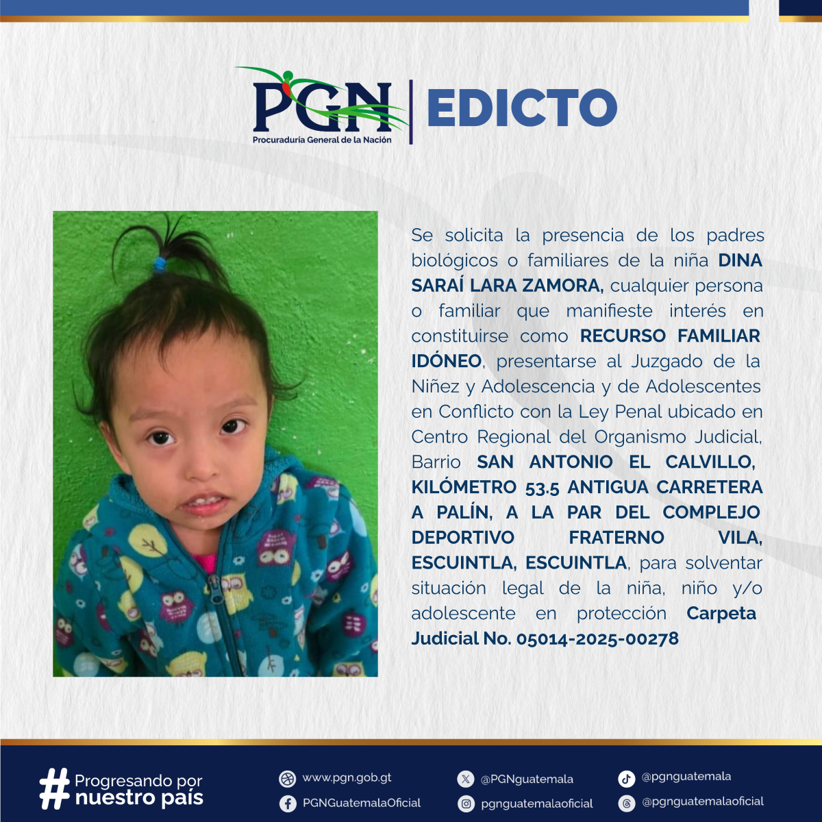 DINA SARAÍ LARA ZAMORA - Procuraduría General de la Nación PGN