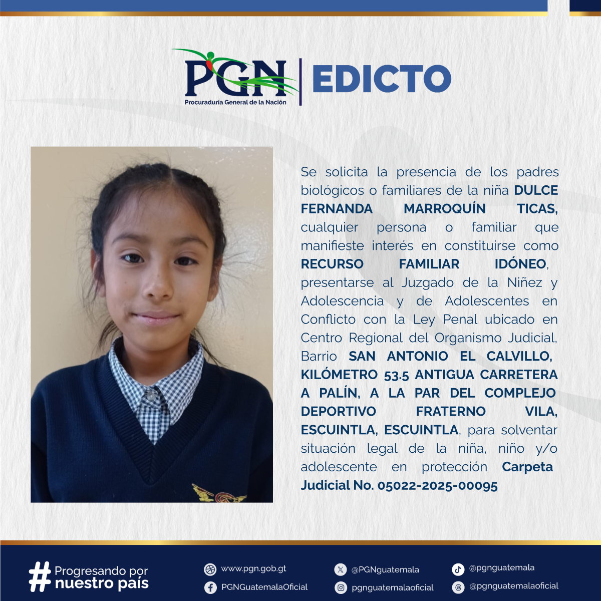 DULCE FERNANDA MARROQUÍN TICAS - Procuraduría General de la Nación PGN