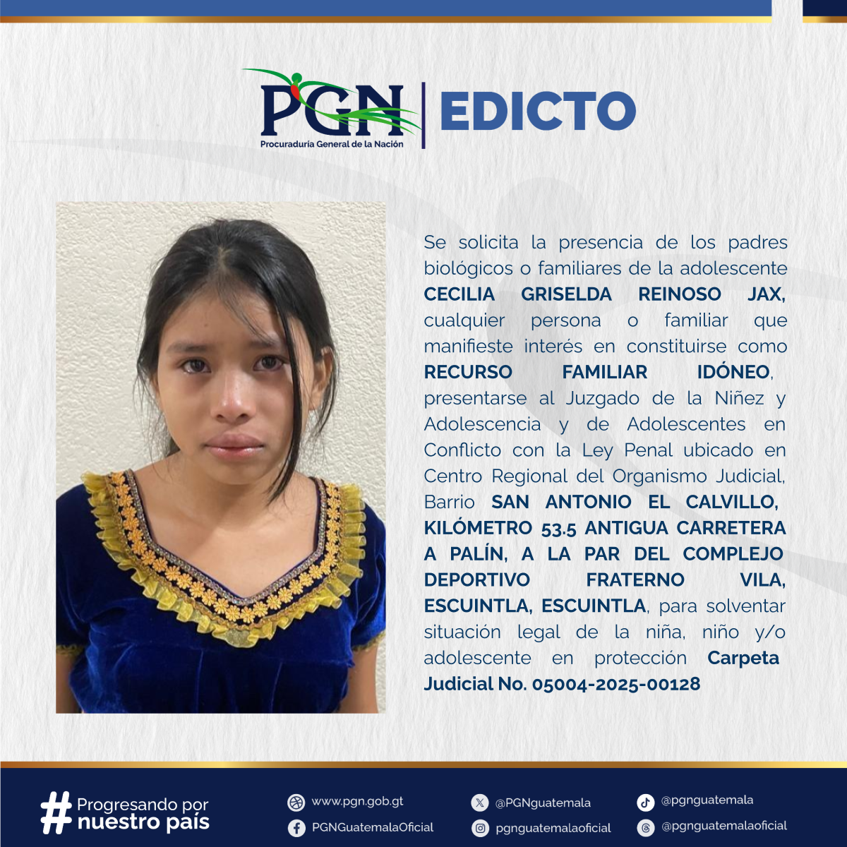 CECILIA GRISELDA REINOSO JAX - Procuraduría General de la Nación PGN
