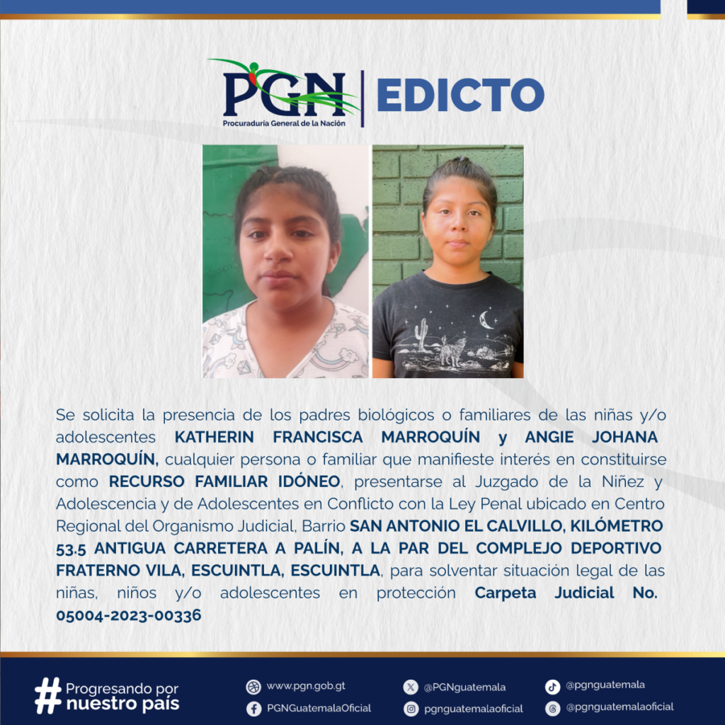 KATHERIN FRANCISCA MARROQUÍN y ANGIE JOHANA MARROQUÍN - Procuraduría ...