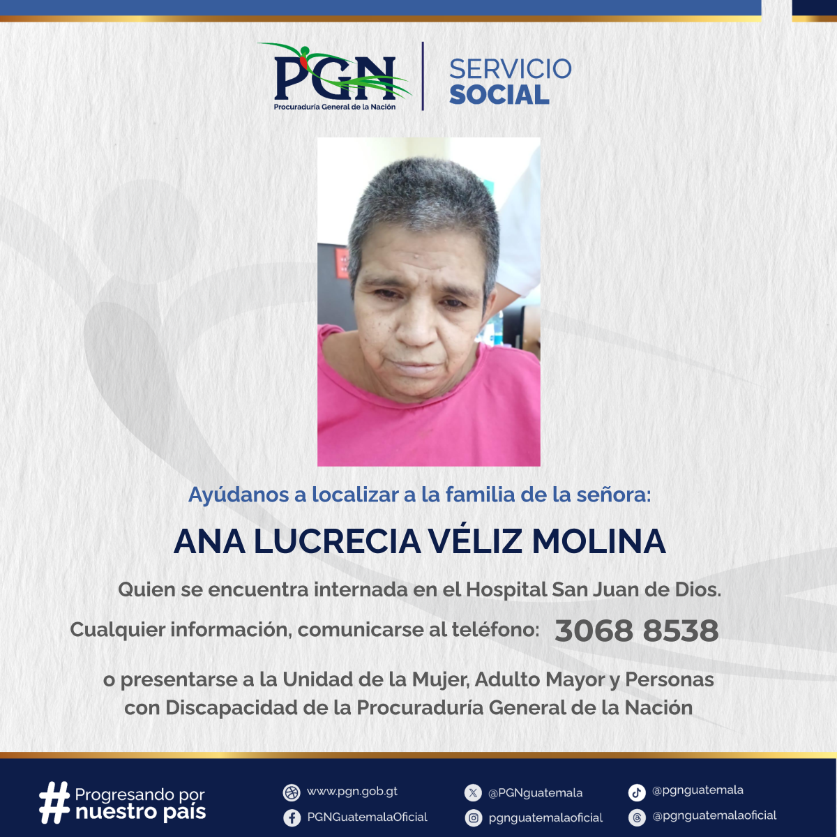ANA LUCRECIA VÉLIZ MOLINA - Procuraduría General de la Nación PGN