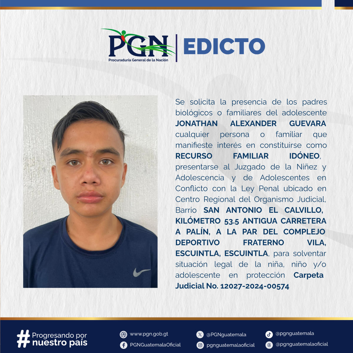 JONATHAN ALEXANDER GUEVARA - Procuraduría General de la Nación PGN