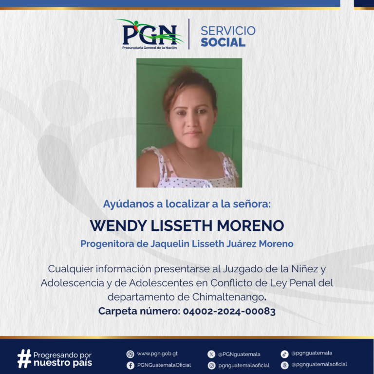 WENDY LISSETH MORENO - Procuraduría General de la Nación PGN