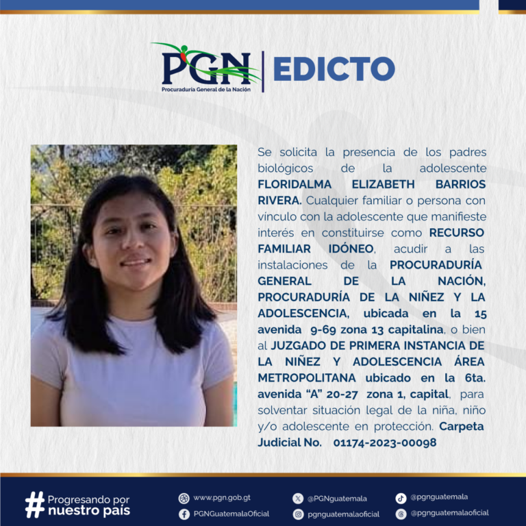 FLORIDALMA ELIZABETH BARRIOS RIVERA - Procuraduría General de la Nación PGN