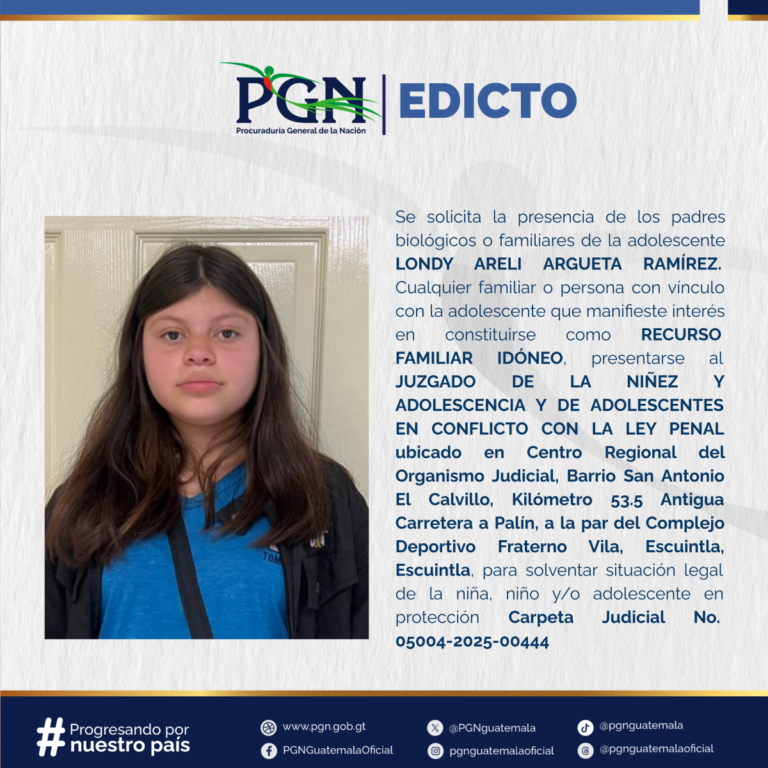 LONDY ARELI ARGUETA RAMÍREZ - Procuraduría General de la Nación PGN